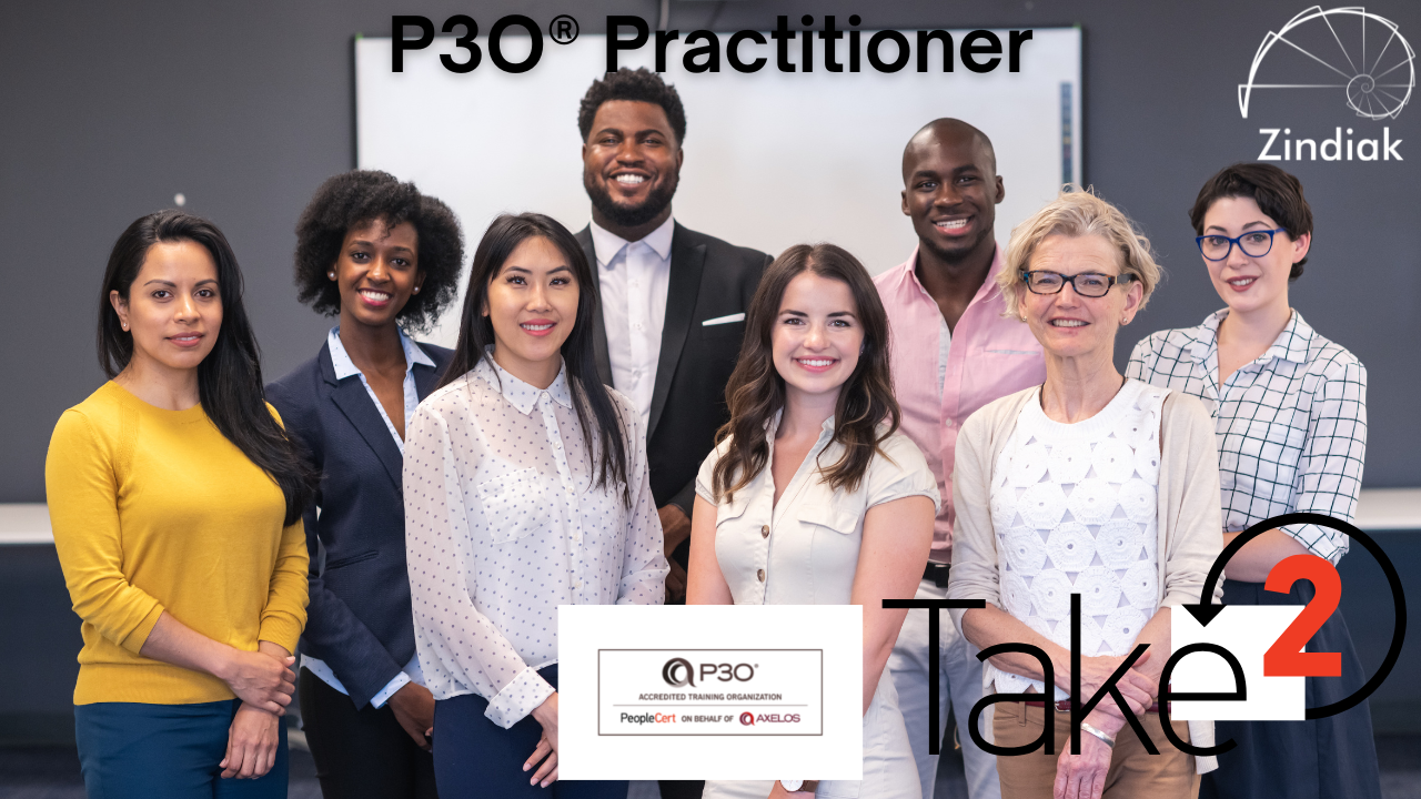P3O® Practitioner (Online Training, Exam and Take2 Resit)